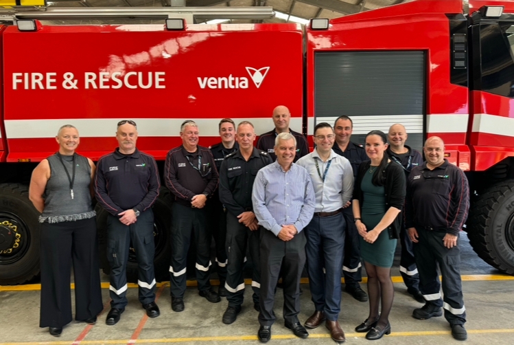 Ventia employees honoured for their work during the bushfires